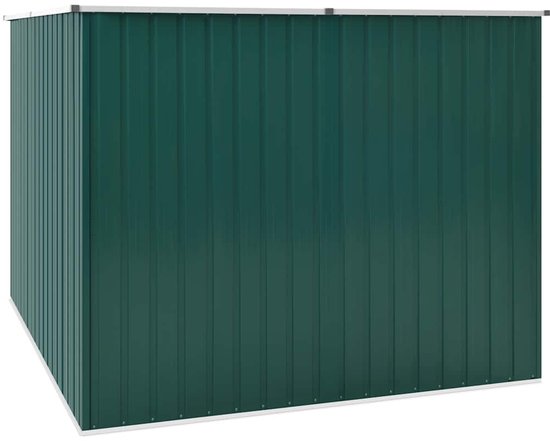vidaXL Tuinschuur - 195x198x159 cm - Groen Staal Tuinberging ...