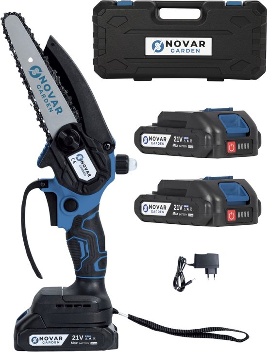 NovarGarden® Mini Kettingzaag NG2 - Automatische Kettingsmering ...
