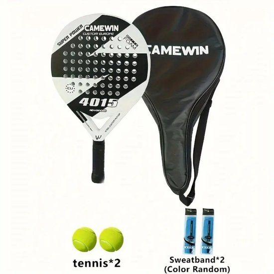 Nivard Padel Racket - Padelrackets - Padelracket - Wit | bol