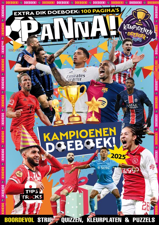 PANNA! Kampioenen Doeboek 2025 - Tijdschrift - Kinderen - Voetbal | bol