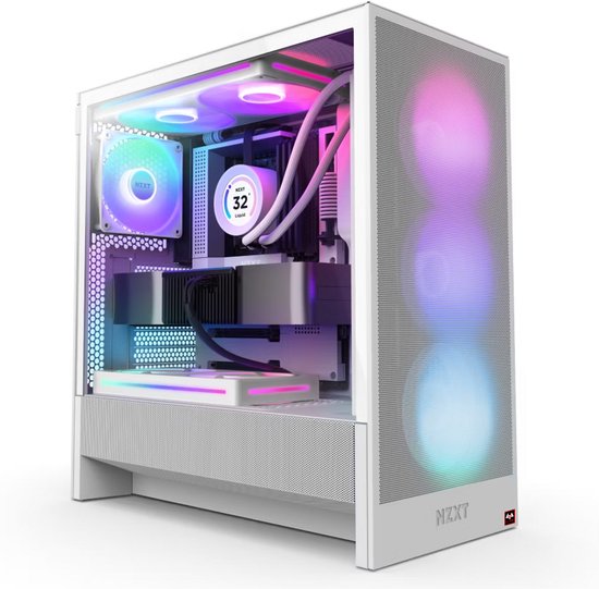 Pcman Game PC H5 Flow RGB Wit - i5-12400F - Nvidia RTX 5070 - 16 GB geheugen - 480 GB... | bol