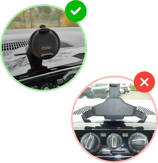 Volkswagen UP Auto-adapter voor CarPlay scherm en telefoonhouder ...