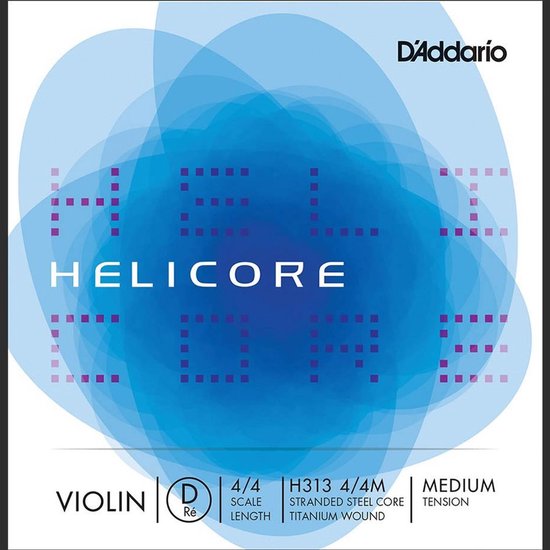 D'Addario H313-44M violin string D-3 4/4, medium, titanium wound | bol