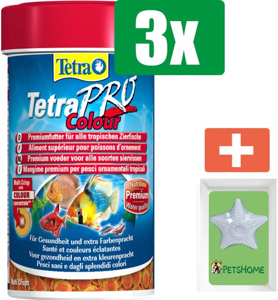 Tetra Pro color crisps 250 ml - 3 stuks - Vissenvoer - Aquarium ...
