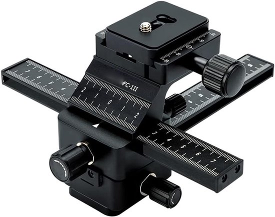 4-Weg Macro Focusing Rail Slider - Instelbare Focusslede - Arca Swiss ...