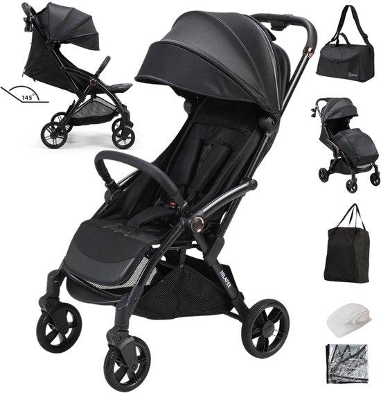 NilaFee® SmartFold - Buggy tot 22 kg - Kinderwagen - Compact - Complete ...