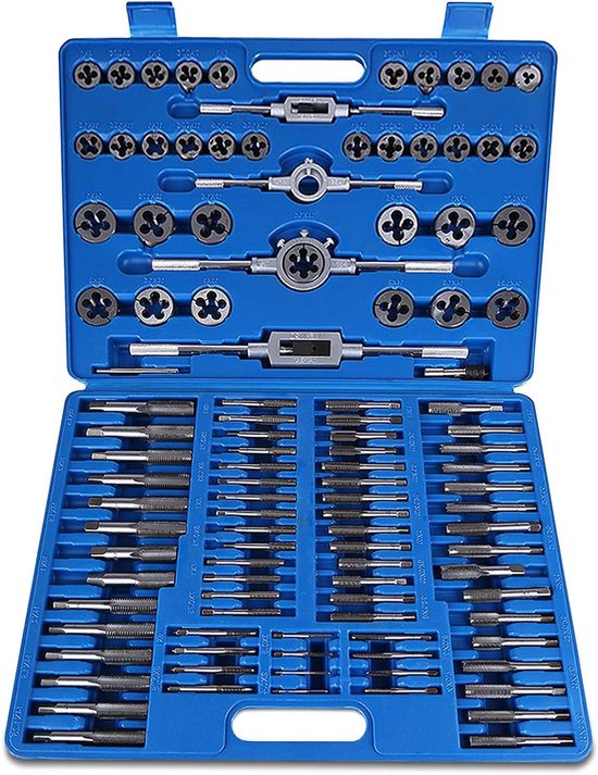 110 Stks/set M2-M18 Schroef Moer Draad Kranen Sterft Verstelbare ...