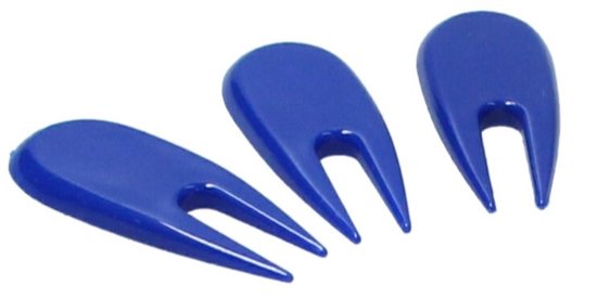 Golf Pitchfork - Pitch Fork Golf Plastic - 3 stuks - Blauw | bol