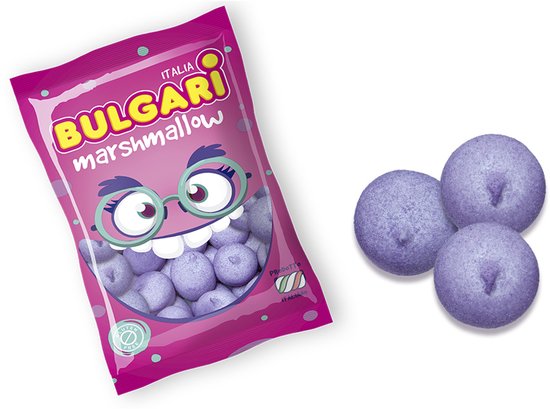 Bulgari Spekbollen Paars - ronde marshmallow lila - per zak 900g ...