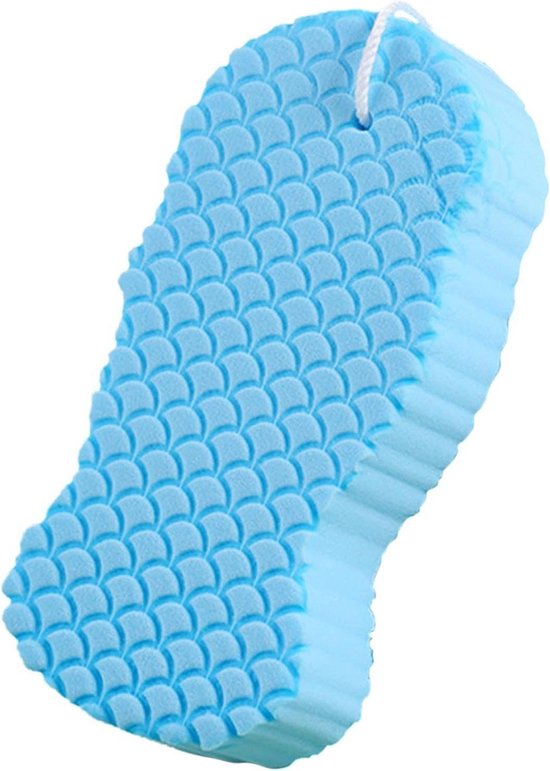 Elastische Scrub Spons voor lichaam - herbruikbare badspons voor ...