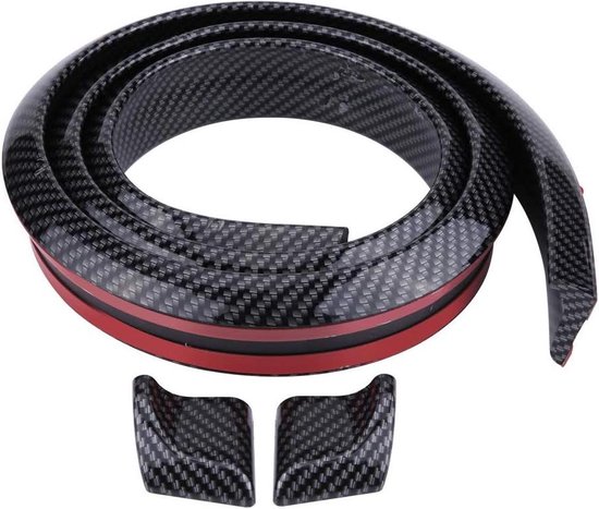 1.5M/4.9ft Auto Dak Kofferbak Spoiler Koolstofvezel Stijl Rubberen ...
