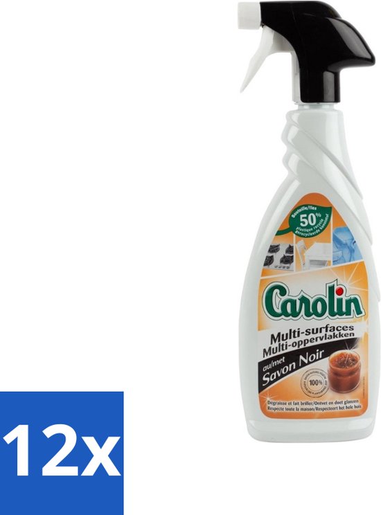 Carolin - Savon Noir - Allesreiniger - Spray - 650 ml ...