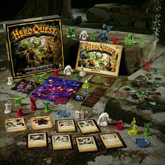 Hasbro HeroQuest Board Game Expansion Jungles of Delthrak Quest Pack ...