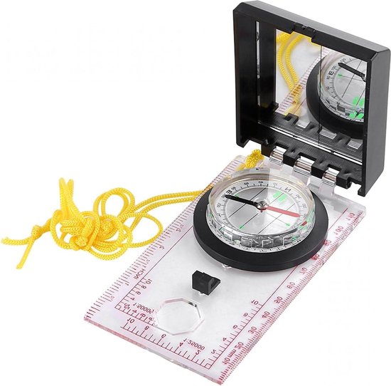 Multifunctional Compass with Map - Ruler Mirror Emergency Kit ...