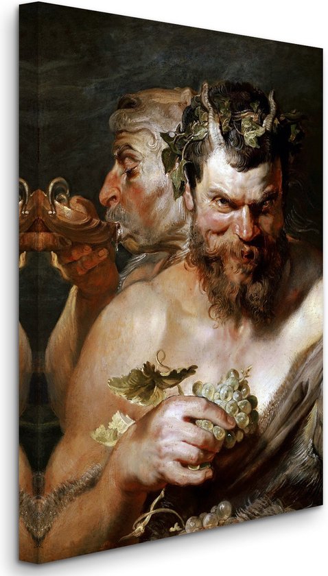 Peter Paul Rubens - Two Satyrs - Twee saters (1618-19) - 3:2 | bol