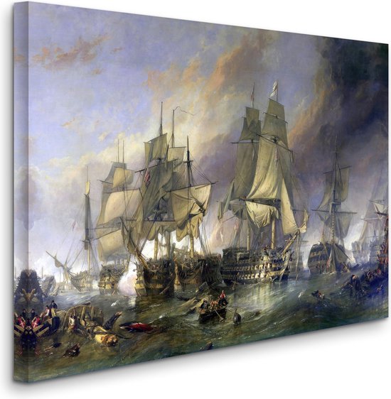 William Clarkson Stanfield - The Battle of Trafalgar (1836) - 2:3 | bol