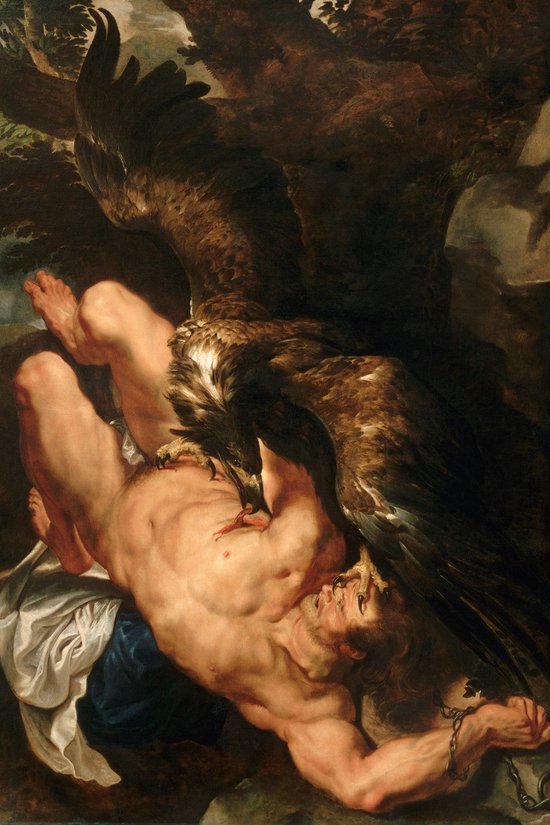 Peter Paul Rubens - Prometheus Bound - Prometheus gebonden (1611-12) - 3:2 | bol