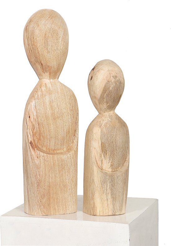 by Mooss - Pop - Beeld - Hout - Sunburn - Naturel - Houtstructuur | bol