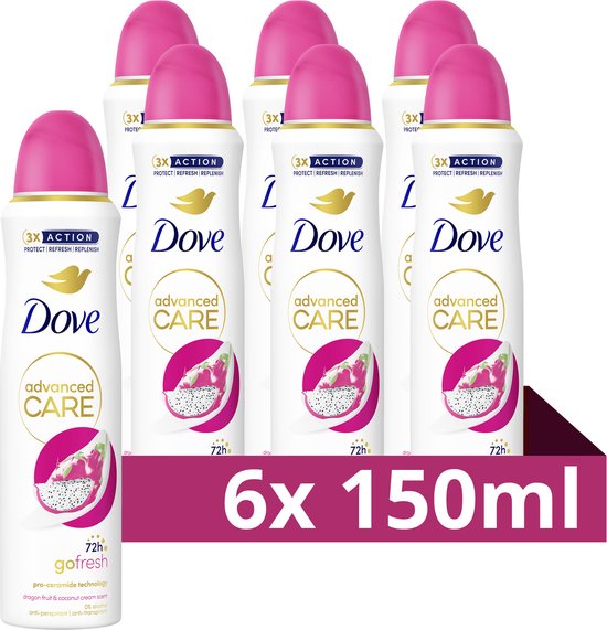 Dove Advanced Care Go Fresh Anti-Transpirant Deodorant Spray - Dragon Fruit & Coconut... | bol