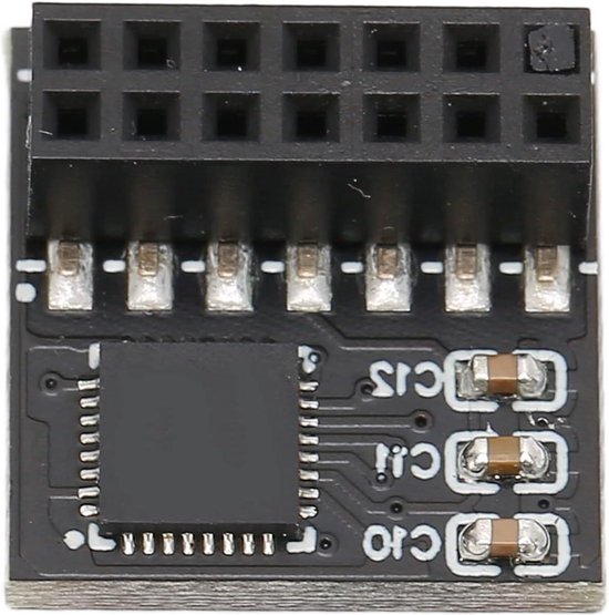 14Pin SPI Tpm 2.0 Module Encryption Security Chip - 11 Moederbord Upgrade . | bol
