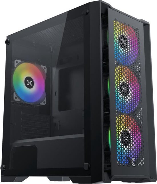 PC-behuizing zonder voeding - XIGMATEK Lux M (zwart) - Minitower ...