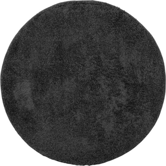 The Living Store PAMPLONA Vloerkleed - 120 cm - Antraciet - 100% ...