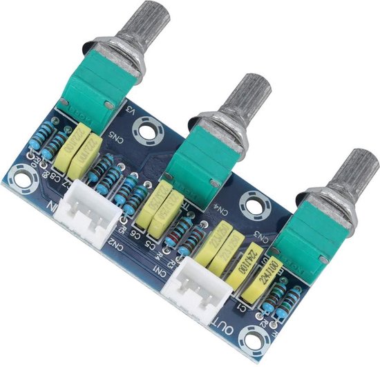 3 kanalen Pre-Amplifier Module Audio Power Amplifier - Toning Board ...