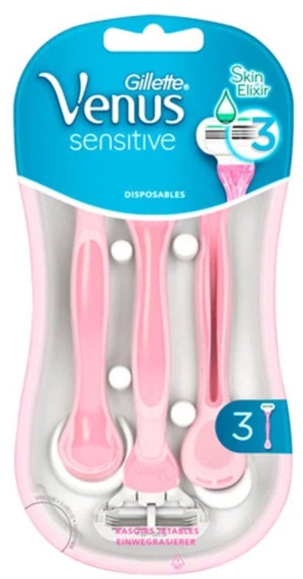 Gillette Venus - Sensitive - Wegwerp Scheermesjes - 3 Scheermesjes ...
