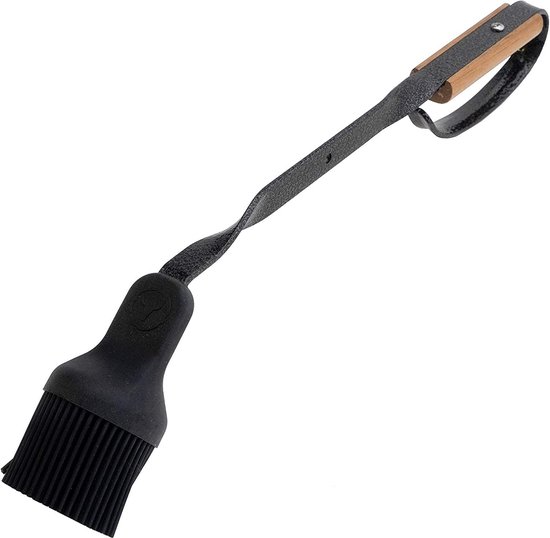 V-Tong BBQ-borstel - siliconen kop - vaatwasmachinebestendig | bol