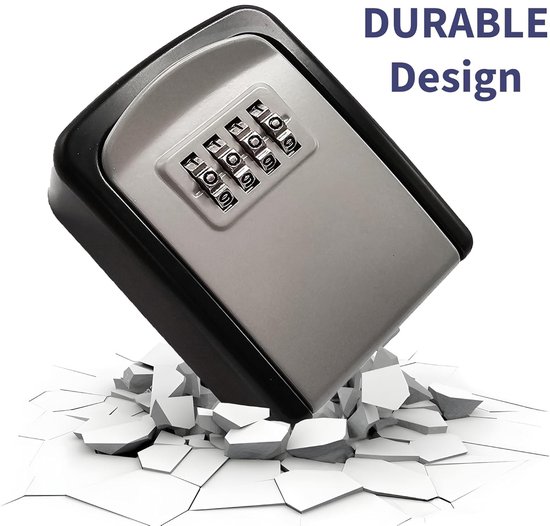 Sleutelkluis-Volledig metaal-sleutelkluisje met code voor buiten ...