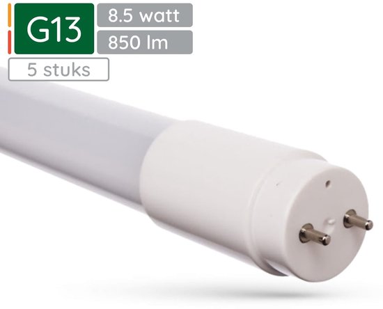 Spectrum LED TL Buis G13 8.5W - 600mm - 850 Lumen - 3000K Warm wit ...