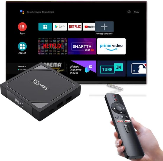 LotaHome - Google Chromecast - Streaming Box – Met LED Scherm - 4K ...