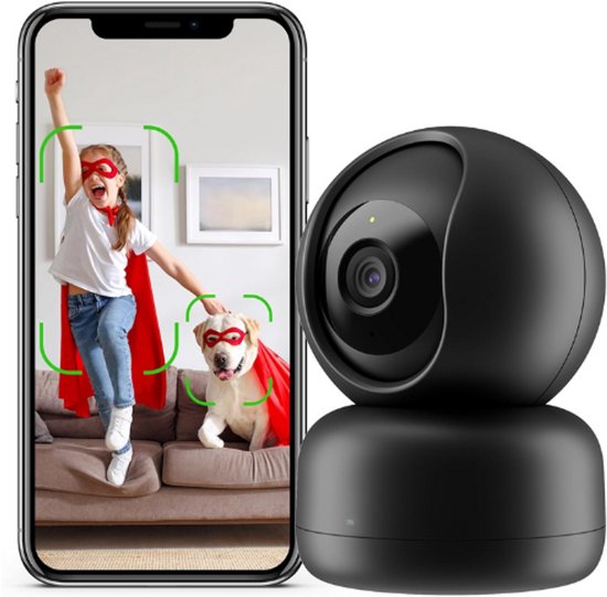 2K Huisdier-Hondencamera - Met Telefoonapp - 360° Binnencamera Voor ...