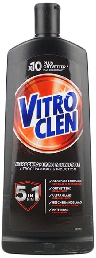 Vitroclen - Kookplaatreiniger - Keramisch & Inductie - 5 in 1 - 500 ml ...