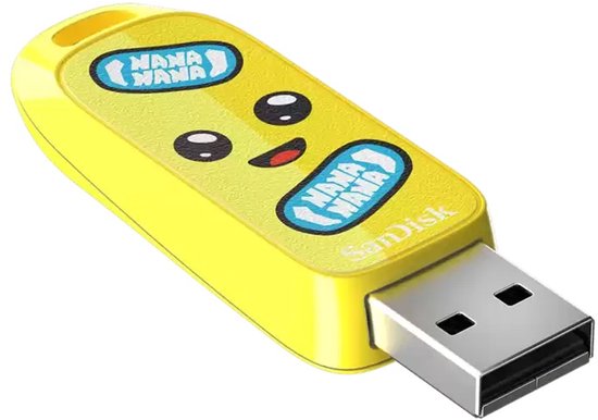 SanDisk Fortnite USB Flash Drive, Peely Edition - 64GB + GRATIS FAN ART ...