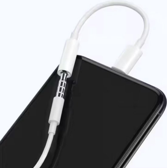 Lightning naar 3.5mm Jack Aux Adapter - Set van 2 stuks - Geschikt voor ...