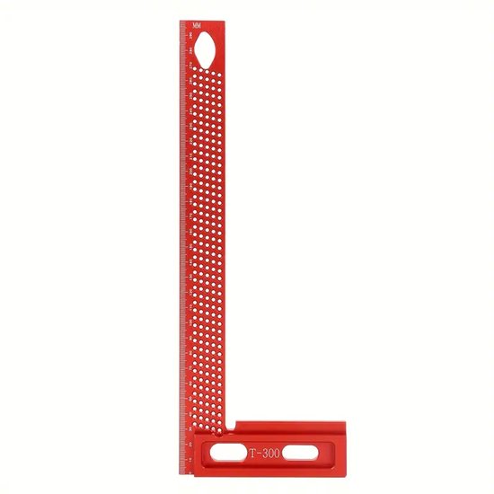 DW4Trading Precisie Afteken Winkelhaak Blokhaak T-300 Metrisch 30cm ...