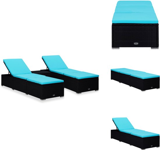 vidaXL Ligbed - Ligbedden - Ligbeddenset - Ligbeddensets - 3-delige ...
