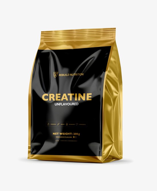 Rebuild Nutrition - Creatine Monohydrate - Neutrale smaak - Poeder ...