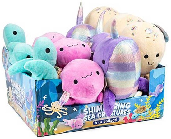 SHIMMERING SEA LIFE PLUSH ASSORTED. | Games | bol