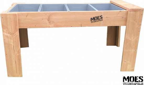 MOEStuinTafels Moestuintafel Long Alice DOUGLAS - 188x73 cm met 4 ...