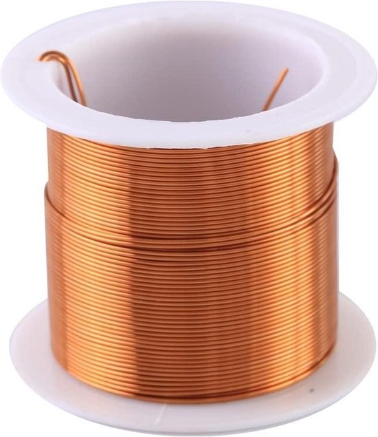 06 mm x 10 m geëmailleerde koperlakdraad - wikkeldraad voor ...
