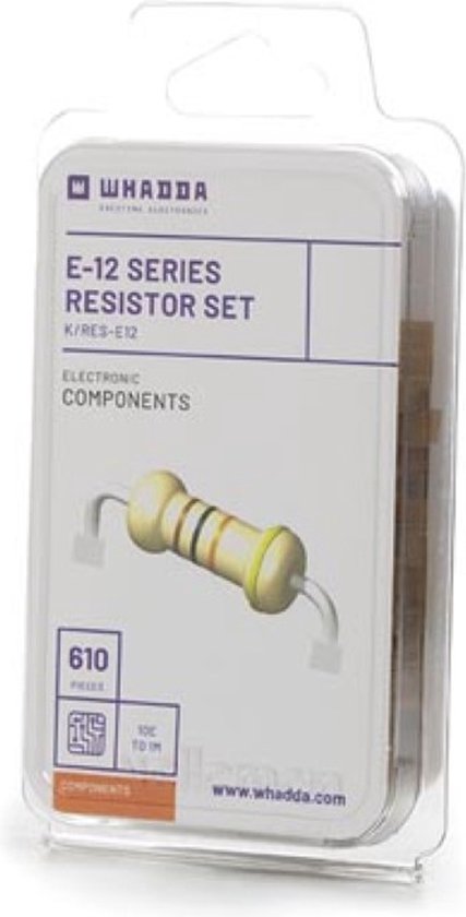 SET VAN 610 WEERSTANDEN (E12-reeks) (K/RES-E12) | bol