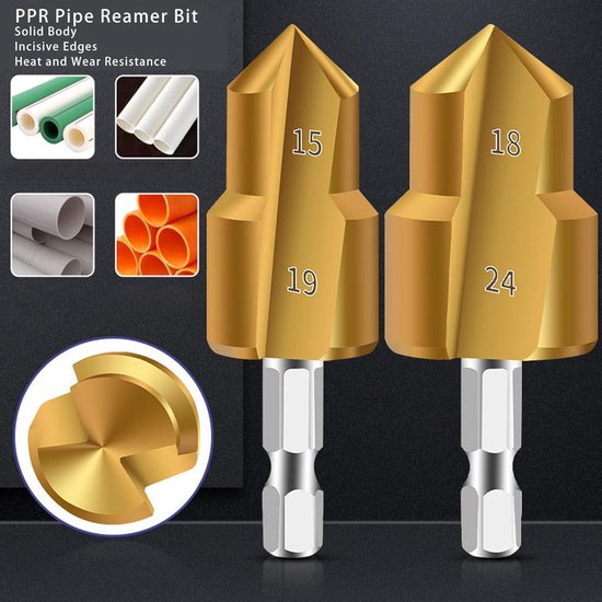 PVC Pijp Ruimer Set - 3 Stuks - voor PVC en PPR Pijpen | bol