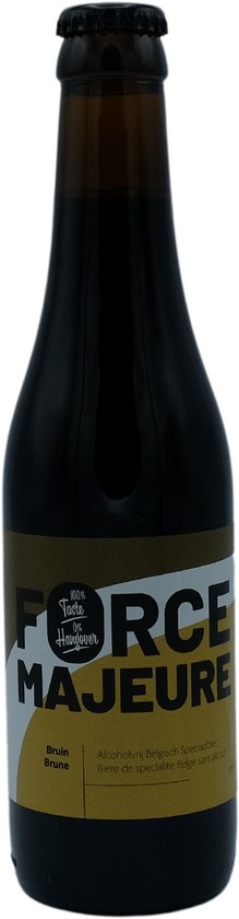 Force Majeure - Bruin - Alcoholarm bier - 24x33cl | bol