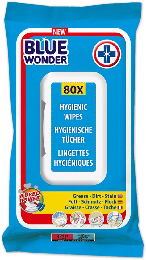 Blue Wonder - Desinfectie Doekjes - Met Ontsmettende Alcohol ...