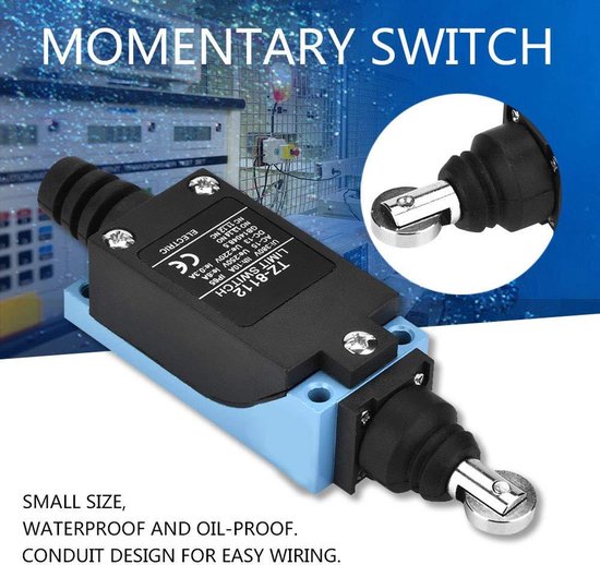 Eindschakelaar Waterdichte Miniatuur Auto Reset Schakelaar 1NO + 1NC ...