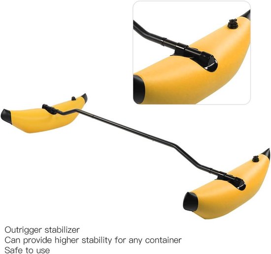 Kajak Stabilisator Kano Boot Accessoire - Opblaasbare Kajak Outrigger ...