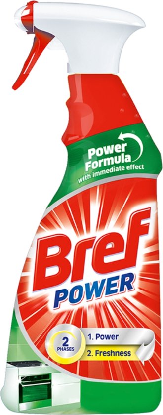 Bref Power - Keukenreiniger - Spray - Ontvetter - 750 ml ...