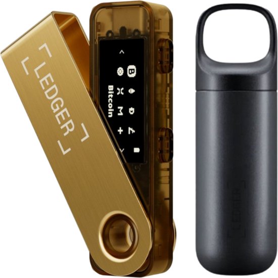 Ledger Nano S Plus Gold + Pod - Hardware Wallet Bundel - Bluetooth ...